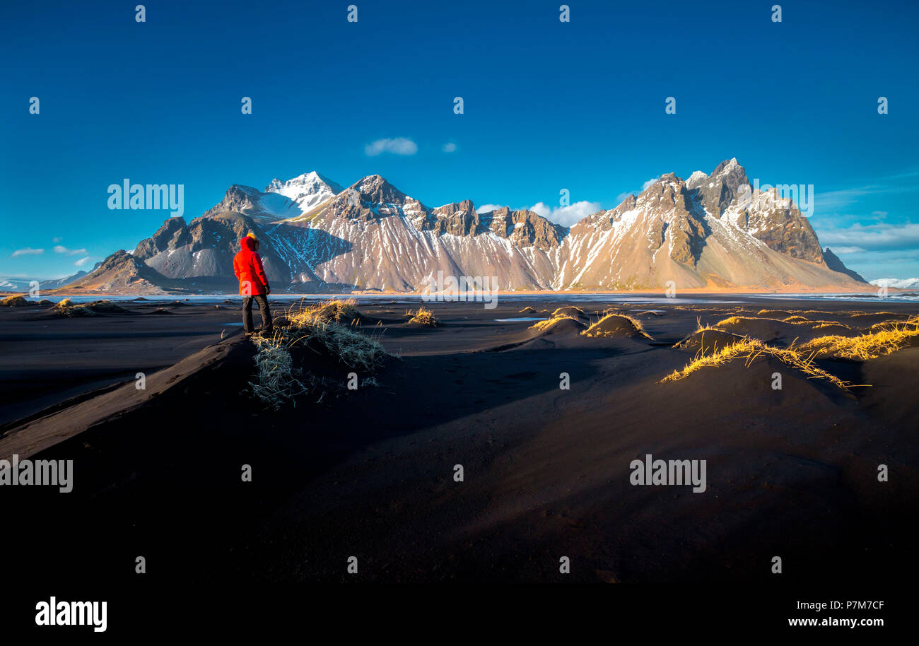 Stokksnes, Vestrahorn mountain, southern Iceland Stock Photo - Alamy