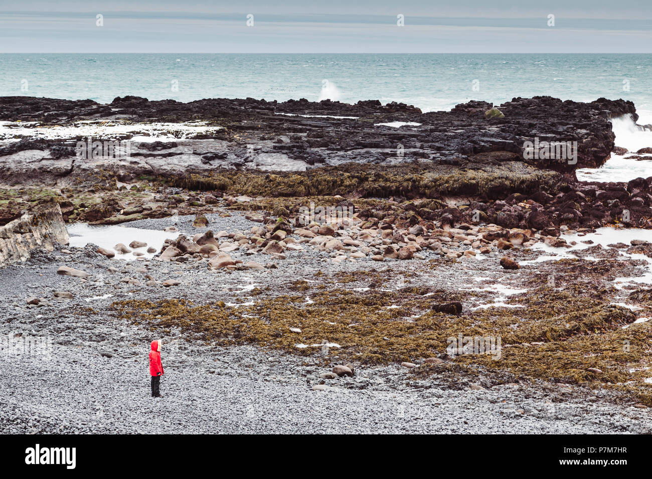 Volcanic black sand beaches hi-res stock photography and images - Alamy