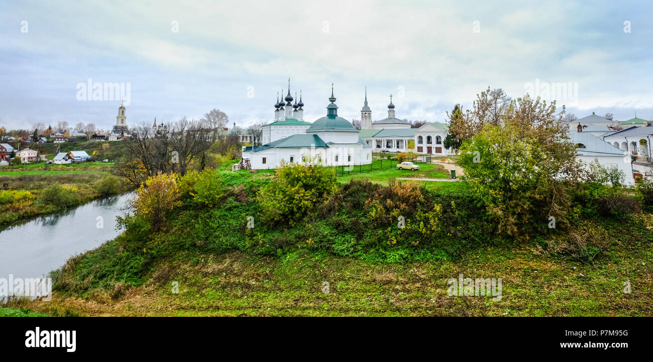 Suzdal Ancient Town with the river in Vladimir, Russia Stock Photo - Alamy