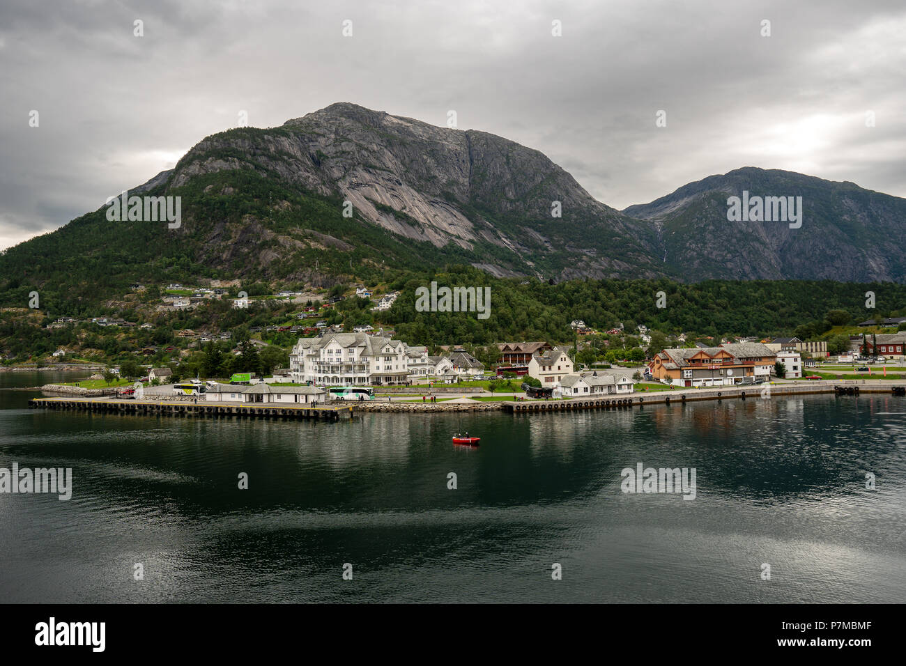 Landscape of Norway, Eidfjord Stock Photo - Alamy