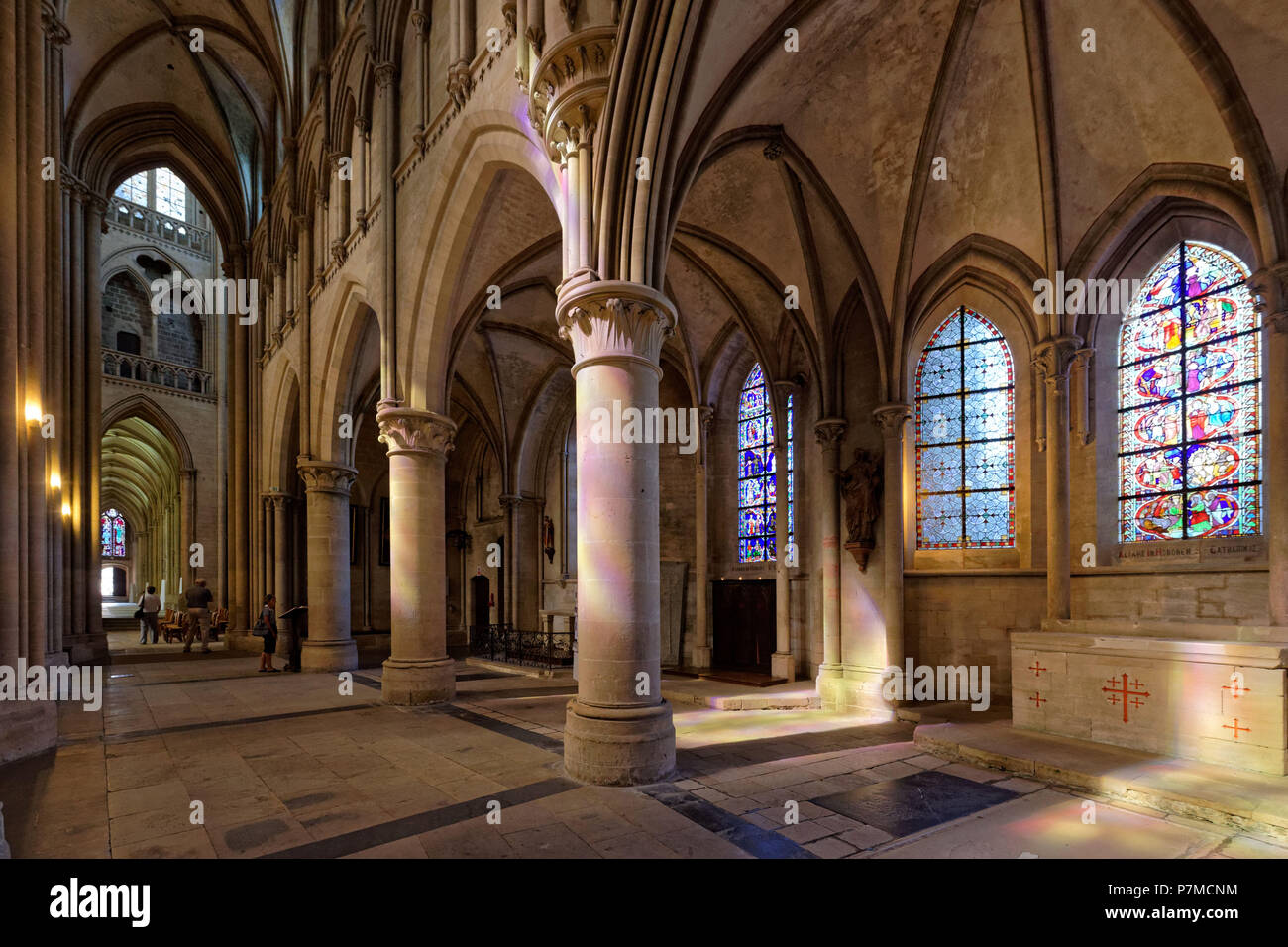 France, Manche, Cotentin Peninsula, Coutances, Notre Dame de Coutances ...