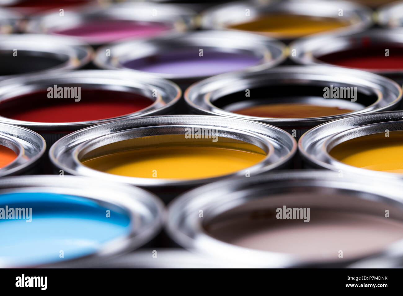 Color palette, can background Stock Photo - Alamy