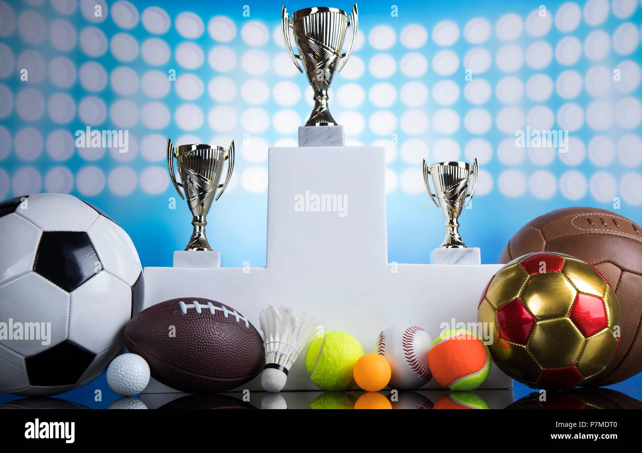Winner podium sports symbols Stock Photo - Alamy