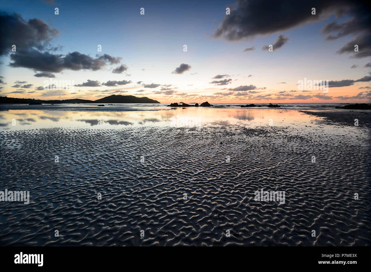 Atmospheric sunrise at Chilli Beach, Cape York Peninsula, Far North ...