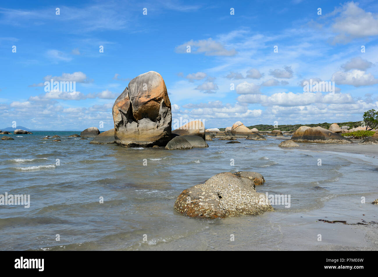 Scenic view of popular Quintell Beach, Lockhart River, Cape York ...