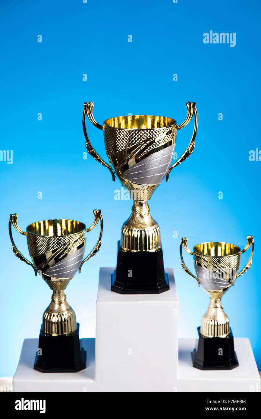 Winner podium sports symbols Stock Photo - Alamy