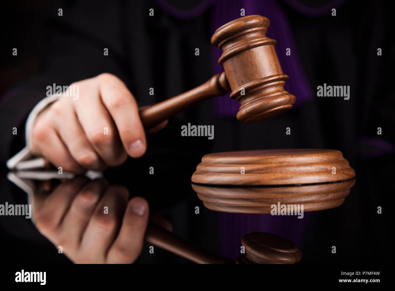 Courtroom, Law theme, mallet of the justice Stock Photo - Alamy