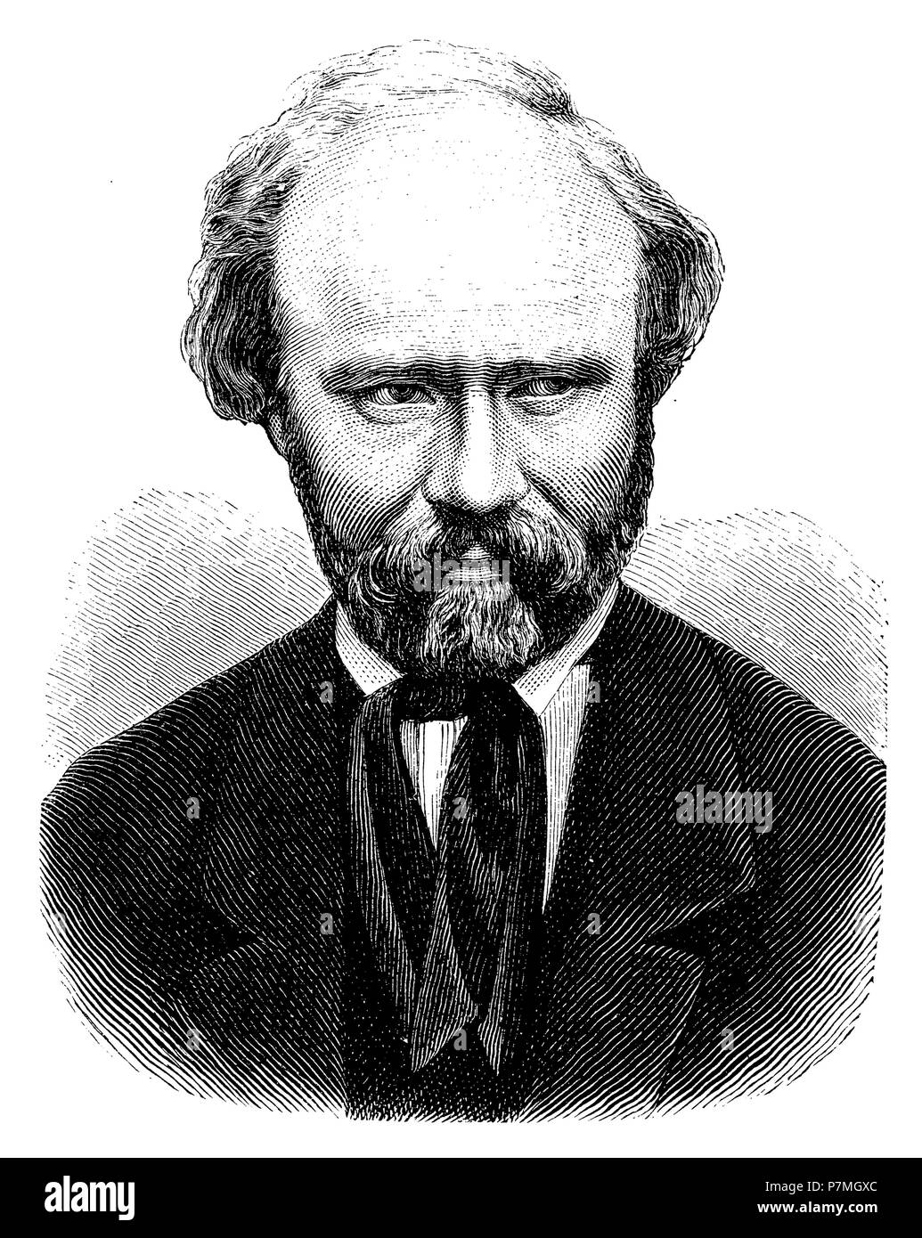 Friedrich Hebbel, 1881 Stock Photo - Alamy