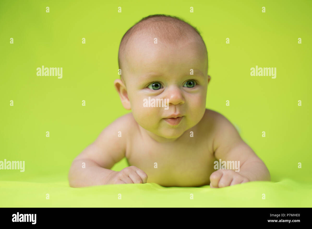 Crawling baby boy Stock Photo - Alamy
