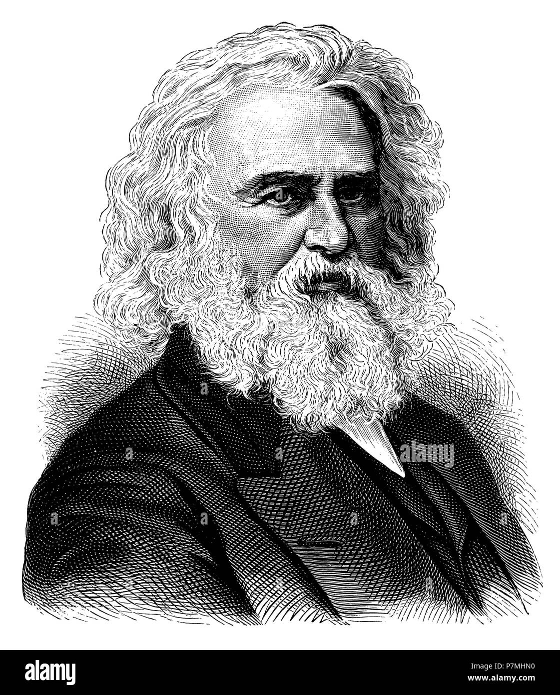 Henry longfellow portrait Cut Out Stock Images & Pictures - Alamy