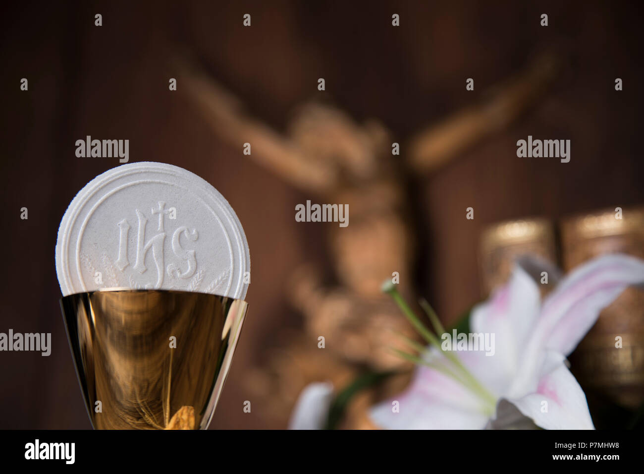 First communion background Stock Photo - Alamy