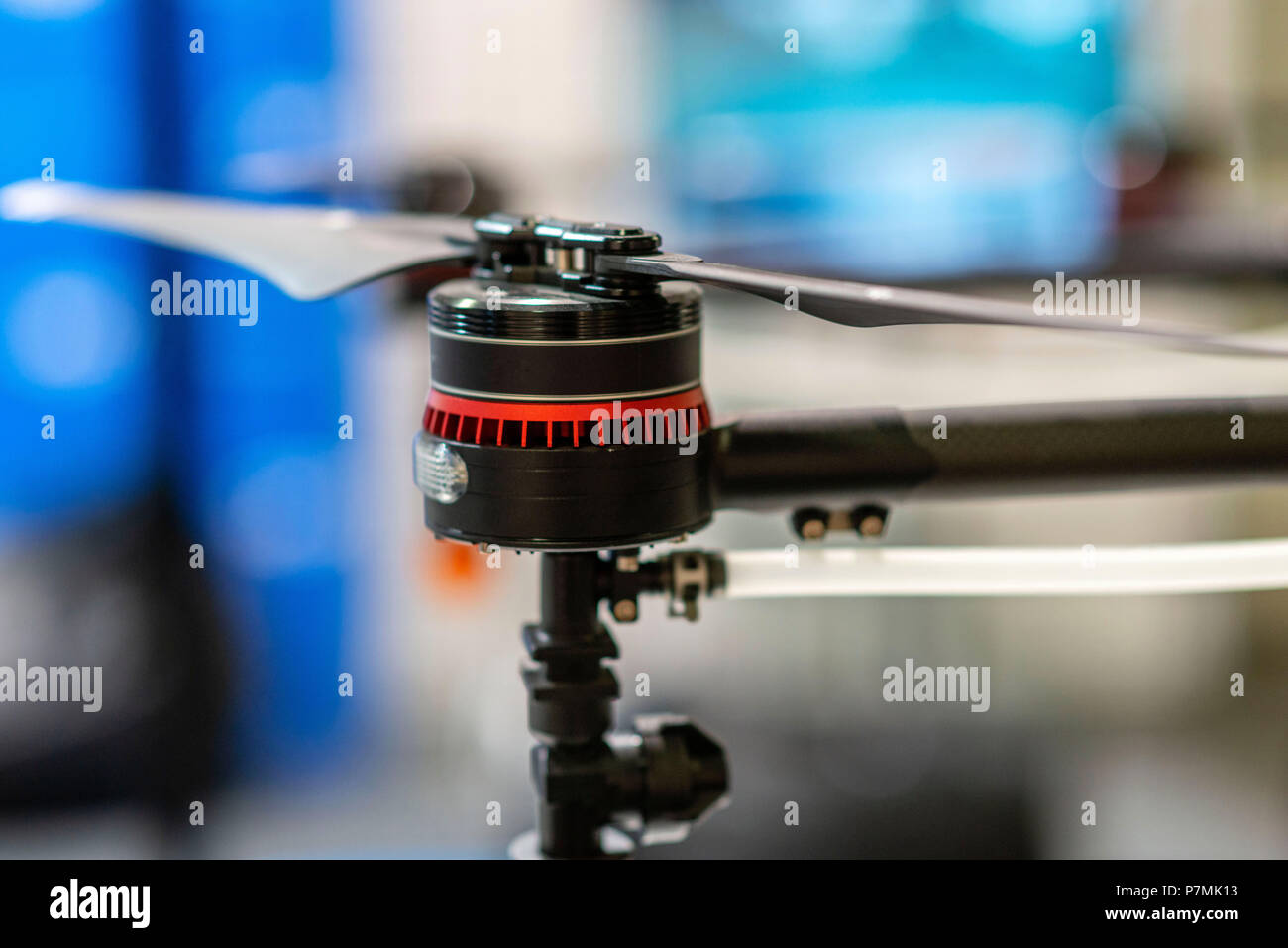 Drone propellers. Close-up photograph Stock Photo - Alamy