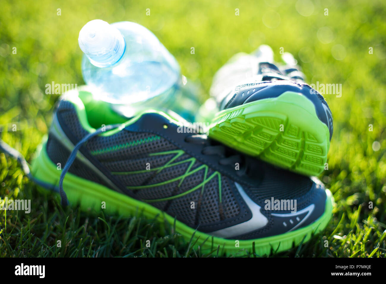 Runner shoes, Healthy lifestyle, training concept Stock Photo - Alamy