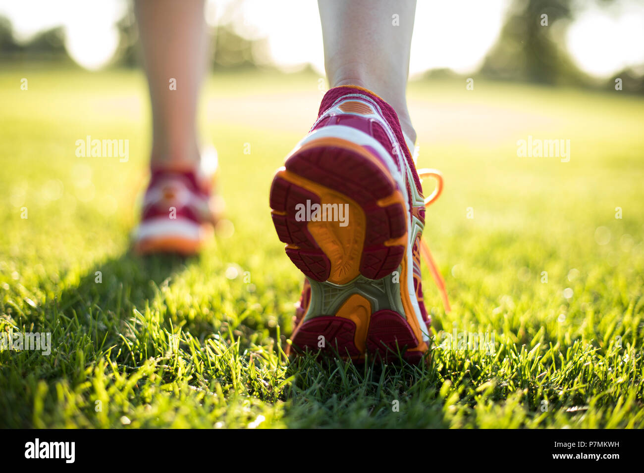 Fitness woman running, Training and healthy lifestyle Stock Photo - Alamy