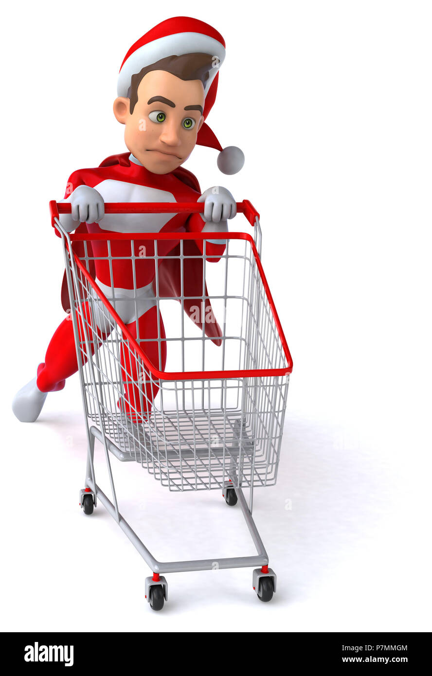 Fun santa claus Stock Photo - Alamy