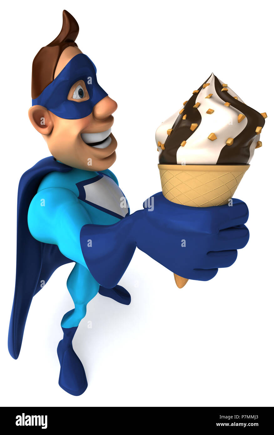 Cartoon illustration ice cream super hi-res stock photography and ...