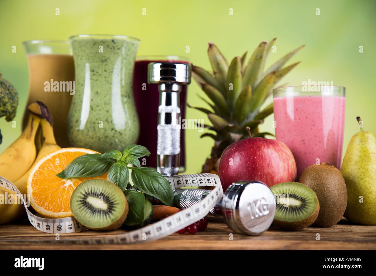 Protein shakes, sport and fitness Stock Photo - Alamy