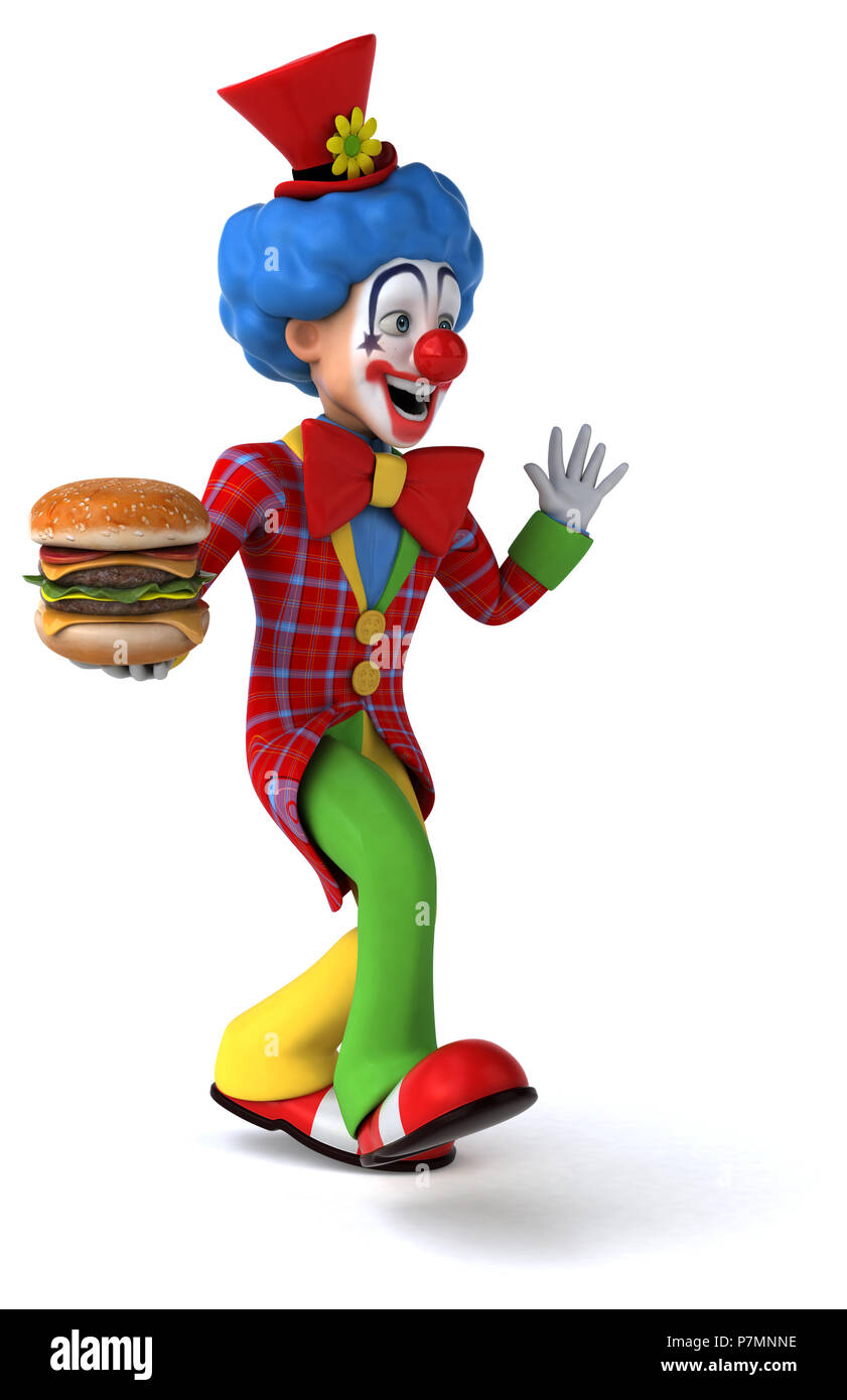 Hamburger happy clown hi-res stock photography and images - Alamy