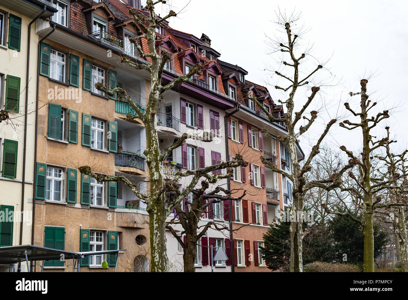 Picture of a traditional building in Bern, Switzerland Stock Photo - Alamy