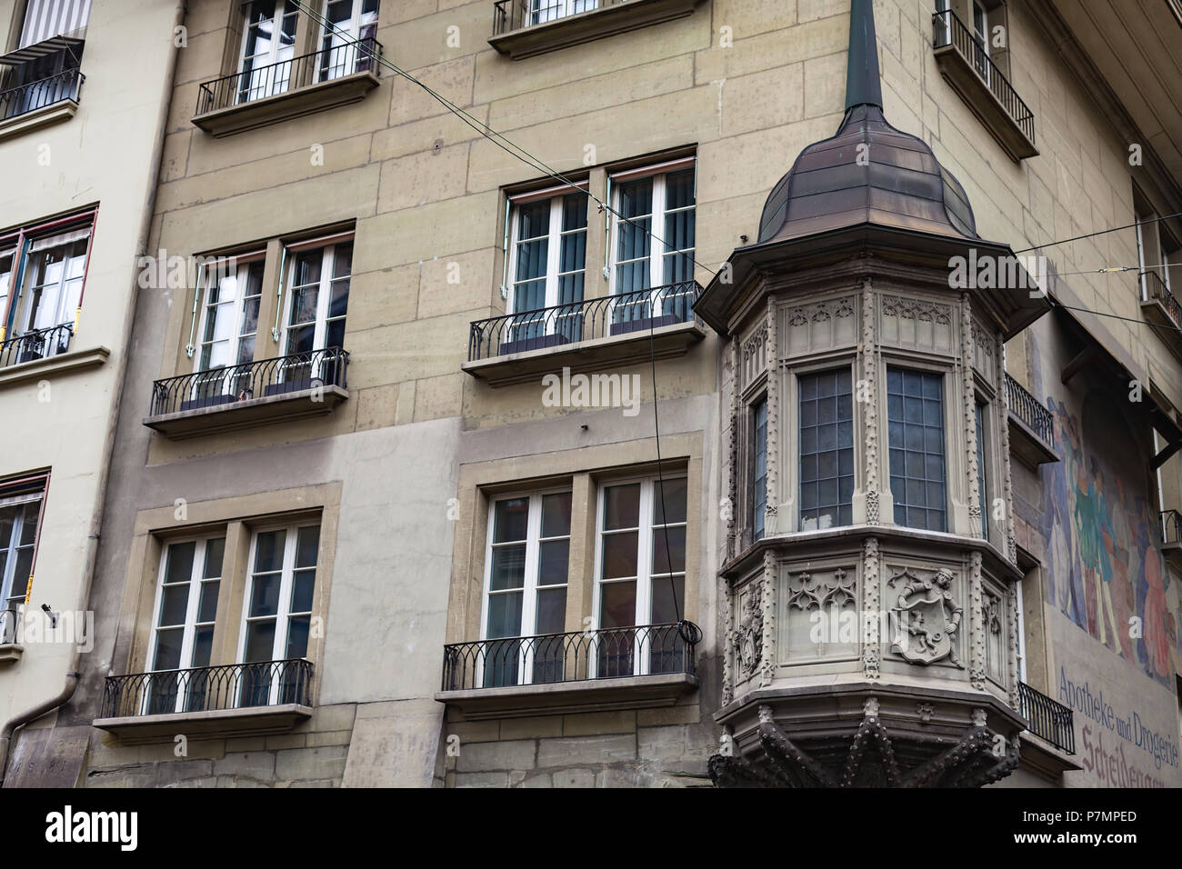Picture of a traditional building in Bern, Switzerland Stock Photo - Alamy