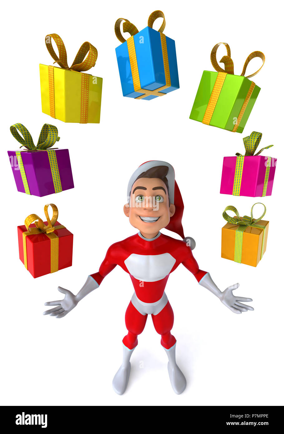 Fun santa claus Stock Photo - Alamy