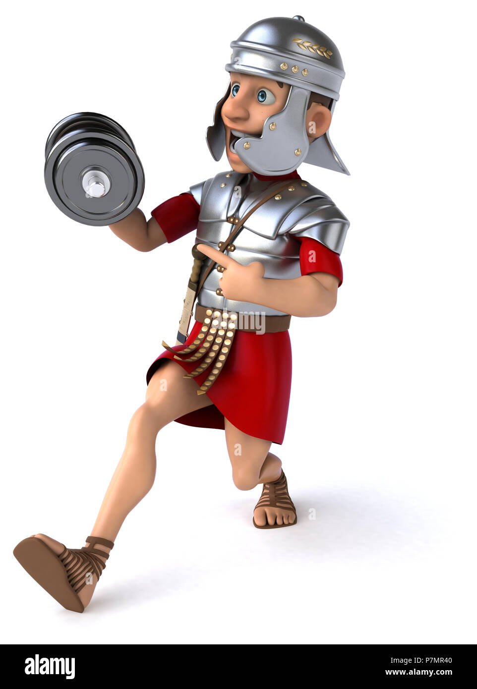 Fun roman soldier Stock Photo - Alamy