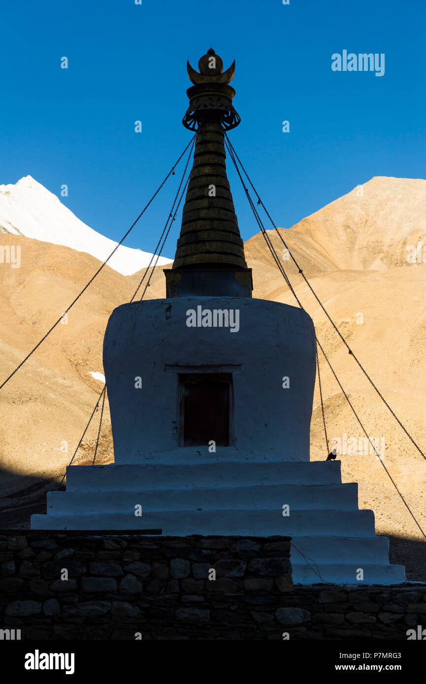 the monastery Rombuk in Tibet Stock Photo - Alamy