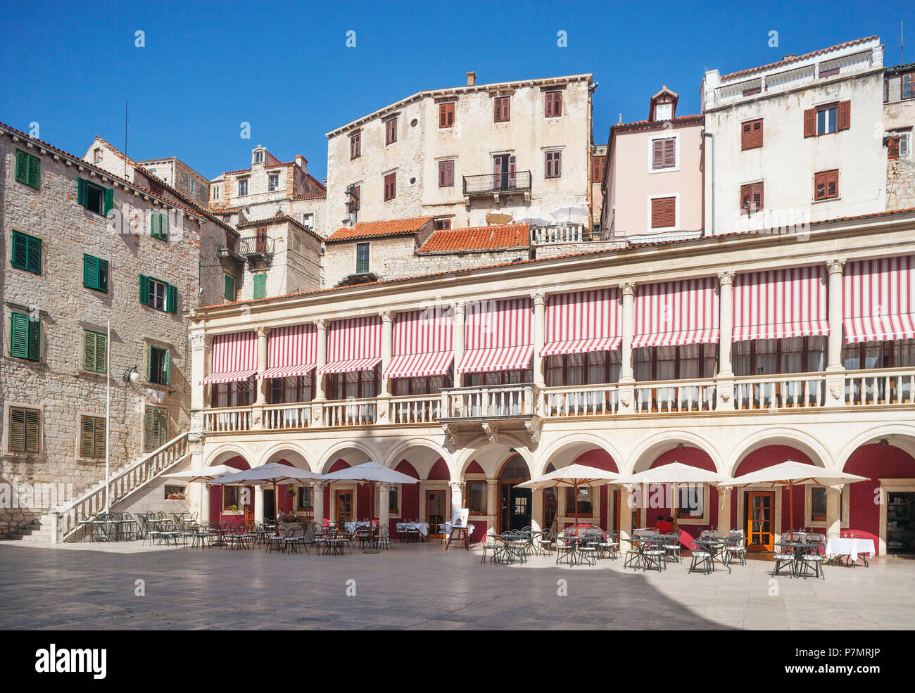 Croatia dalmatia sibenik old loggia hi-res stock photography and images ...