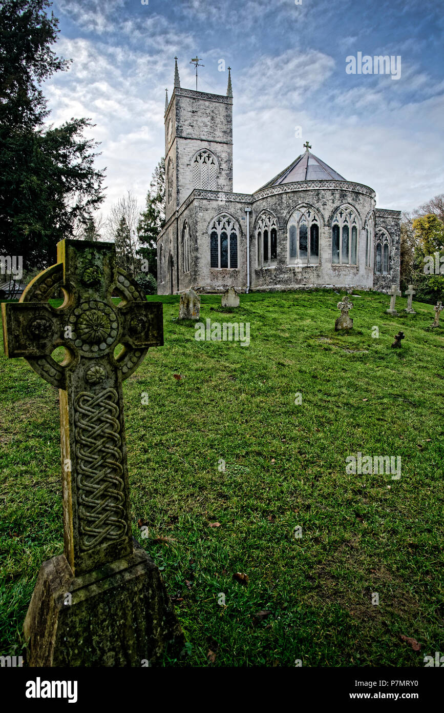 St Nicholas is an anglican parish church at Moreton, Dorset, England ...