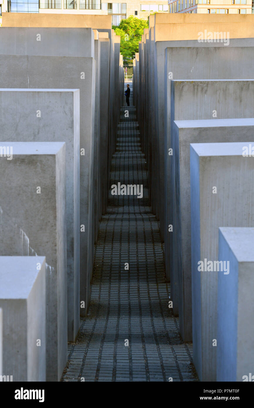 Holocaust Memorial Eisenmann Berlin Germany High Resolution Stock ...
