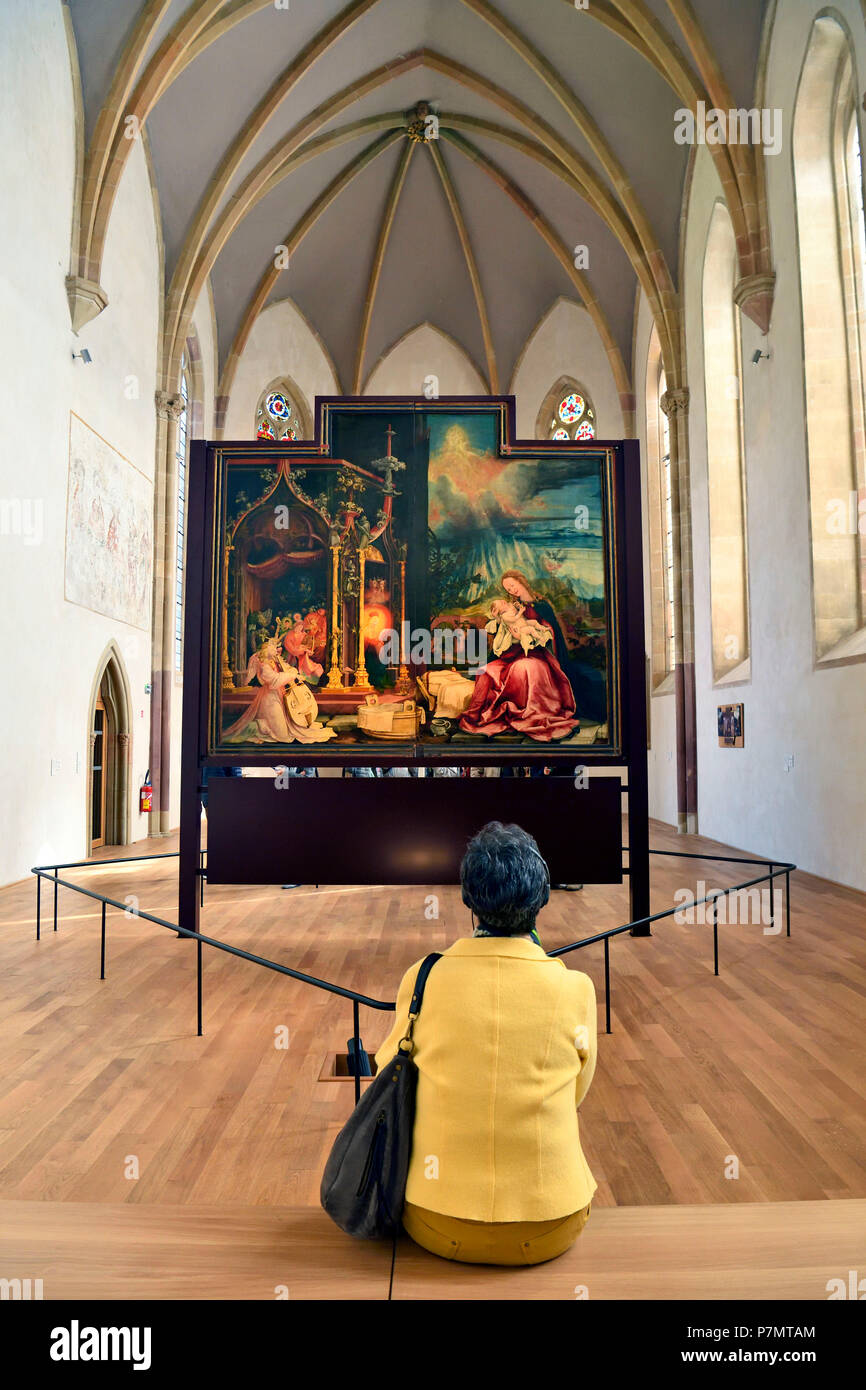 France, Haut Rhin, Alsace Wine Route, Colmar, Unterlinden Museum ...