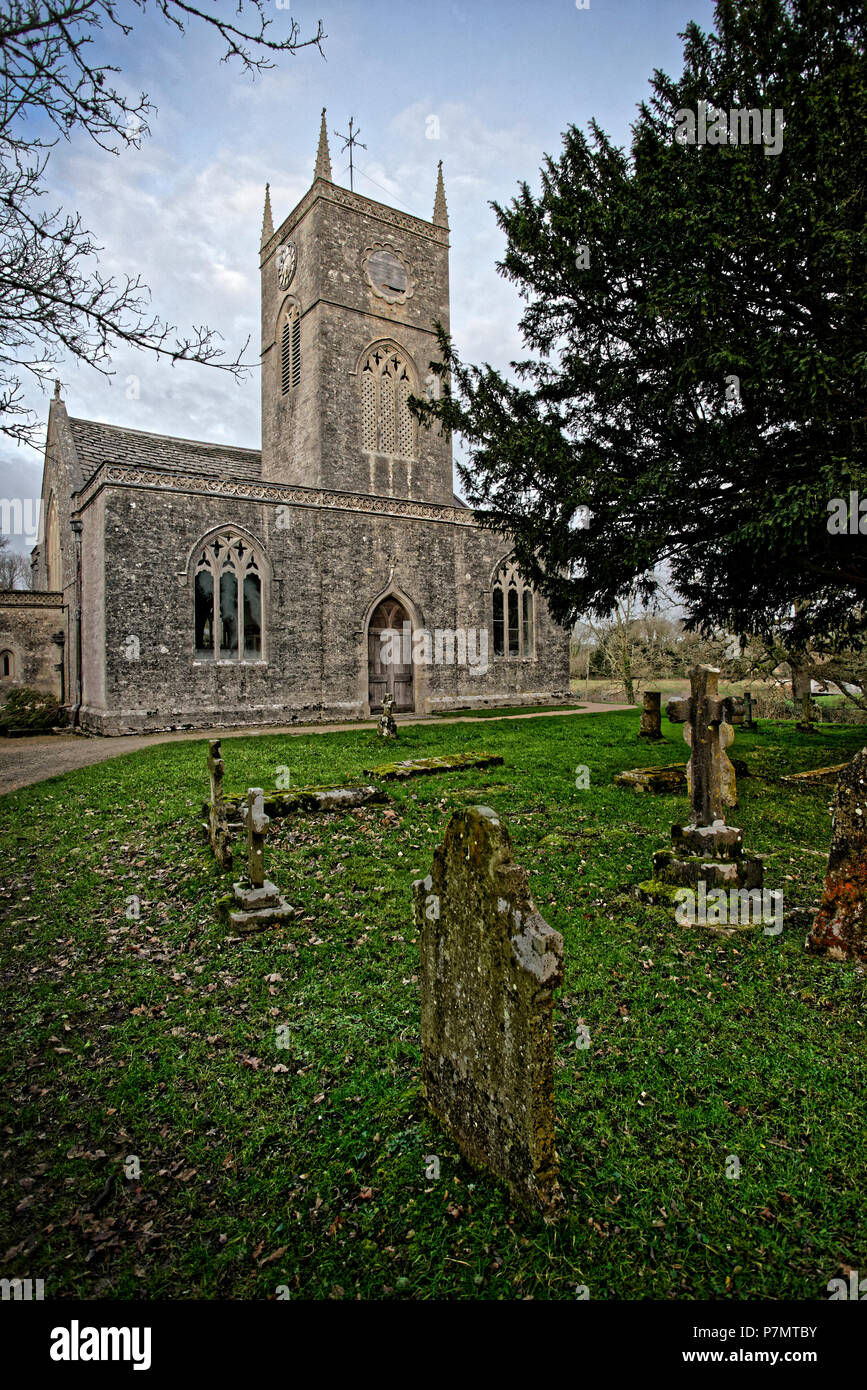 St Nicholas is an anglican parish church at Moreton, Dorset, England ...
