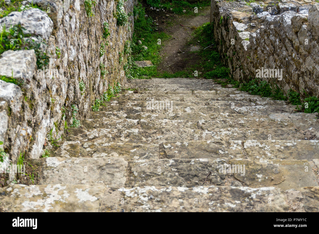 Set stone steps in hi-res stock photography and images - Alamy