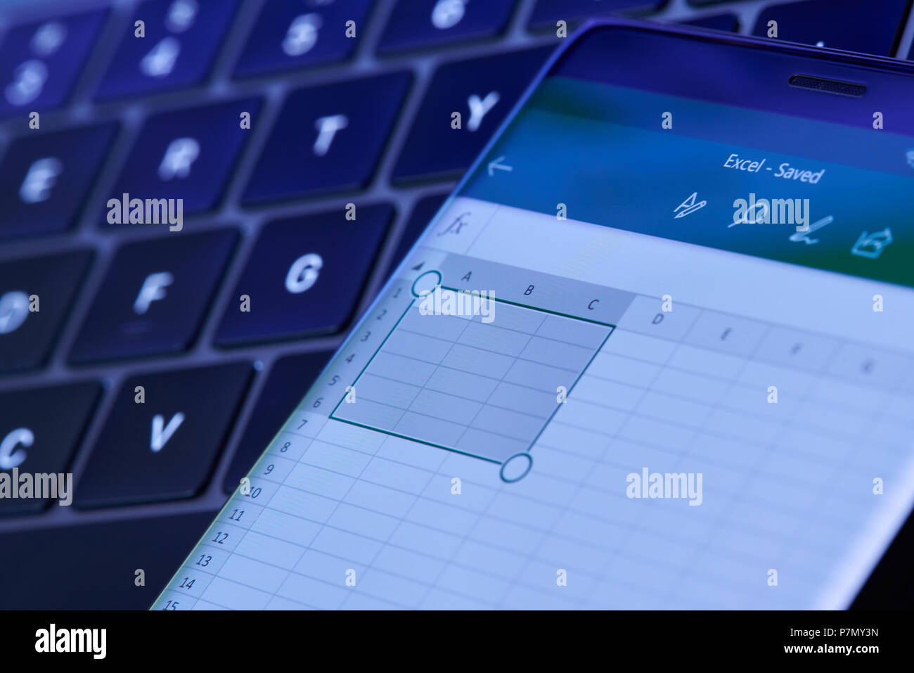 Excel keyboard hi-res stock photography and images - Alamy