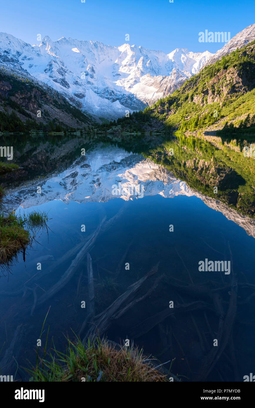 Reflections in aviolo lake hi-res stock photography and images - Alamy