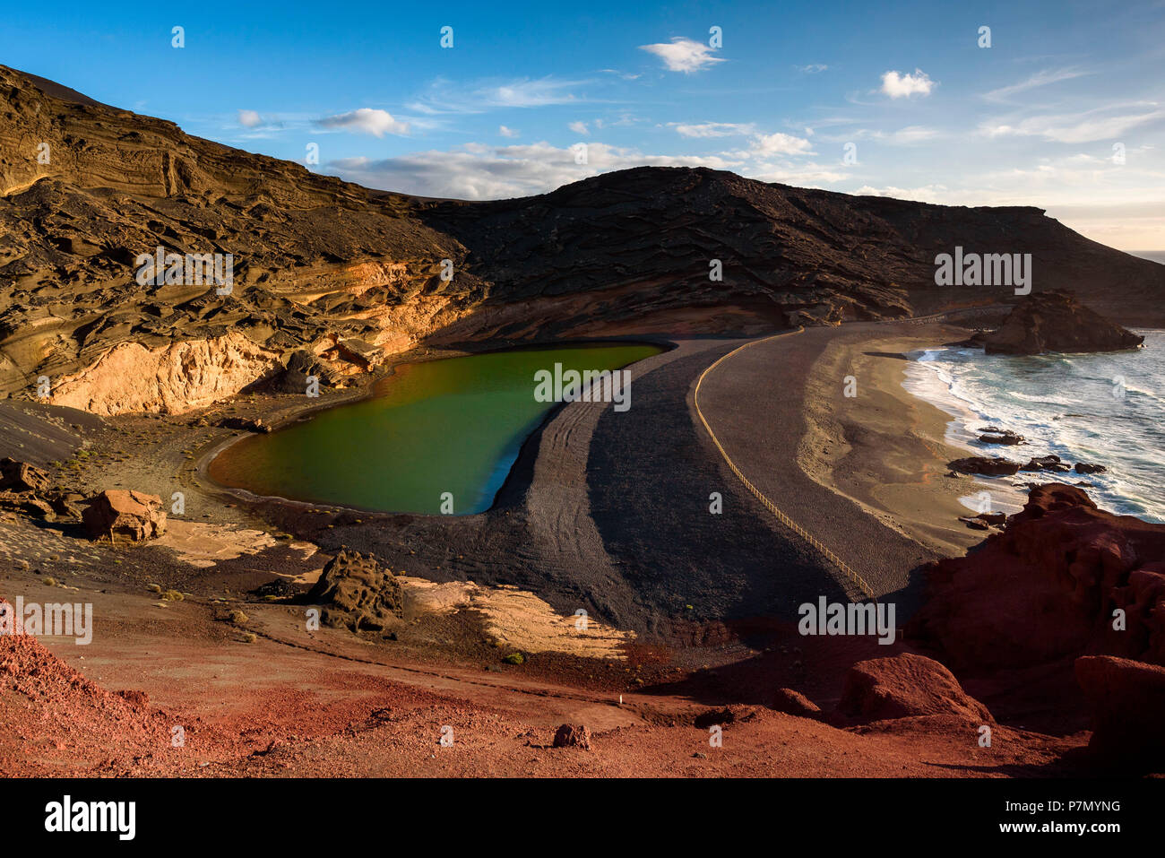Lanzarote volcanic lagoon hi-res stock photography and images - Alamy