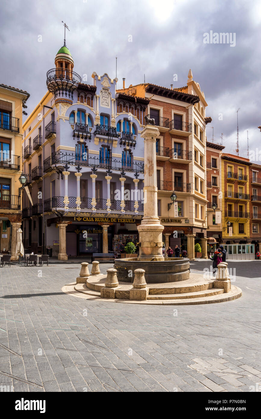 Plaza del Torico, Teruel, Aragon, Spain, Europe Stock Photo - Alamy