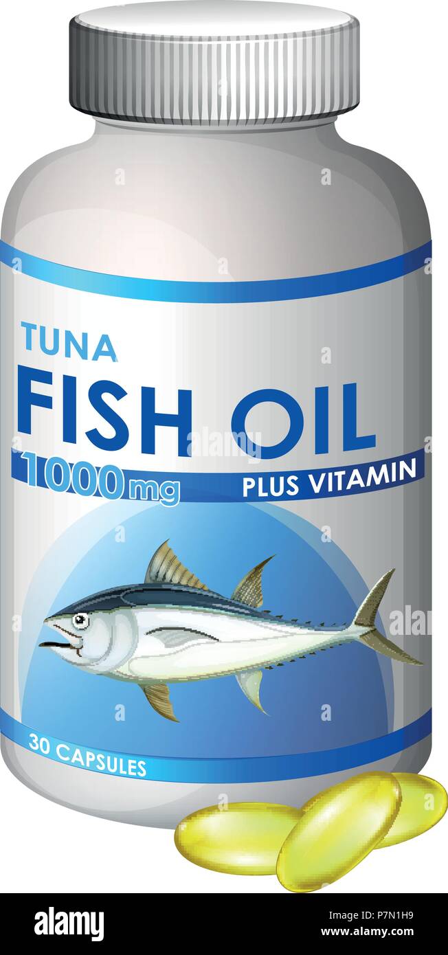 Omega 3 capsules Stock Vector Images - Alamy