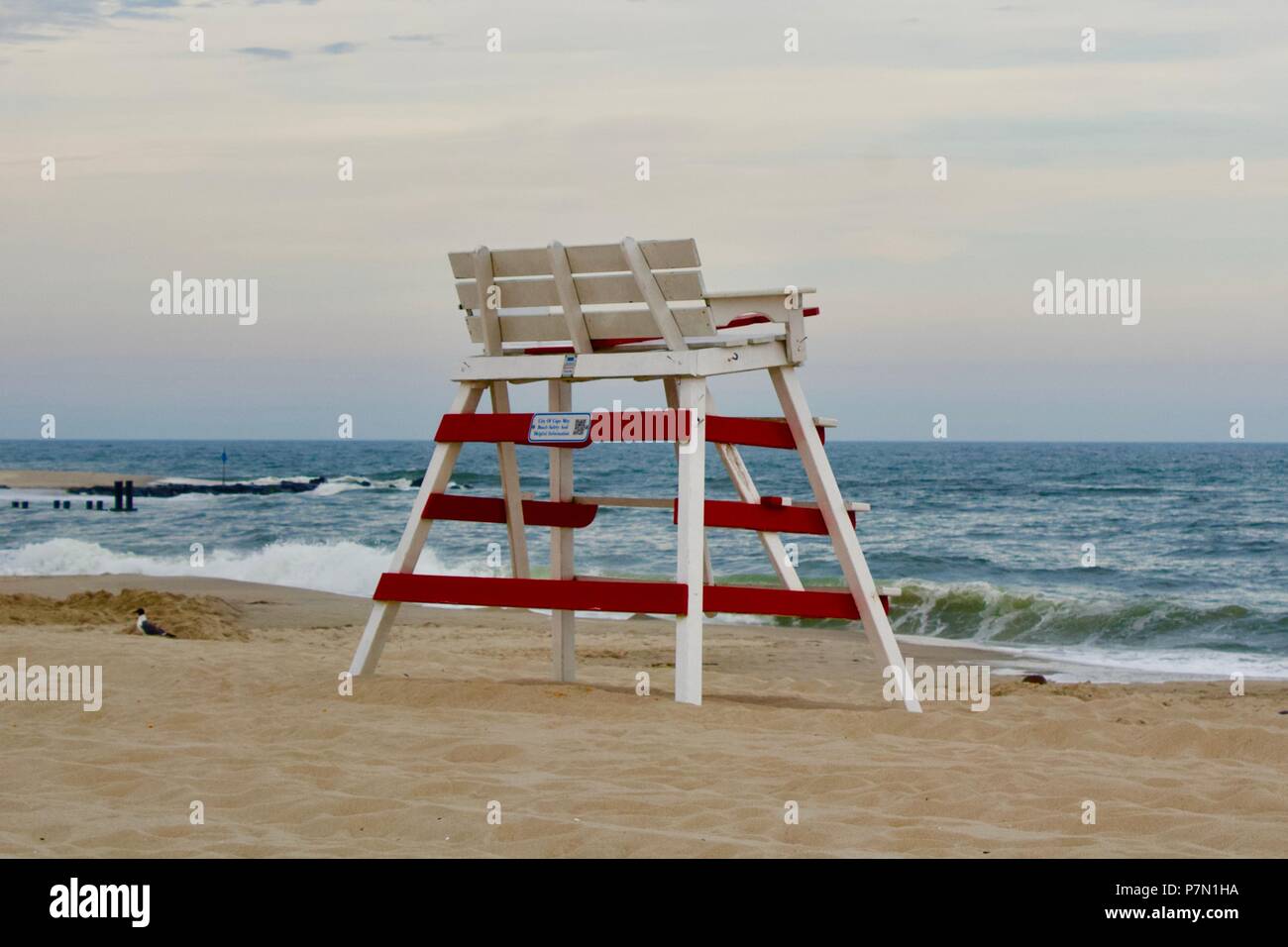 Cape May Lifeguard Stand Stock Photo - Alamy