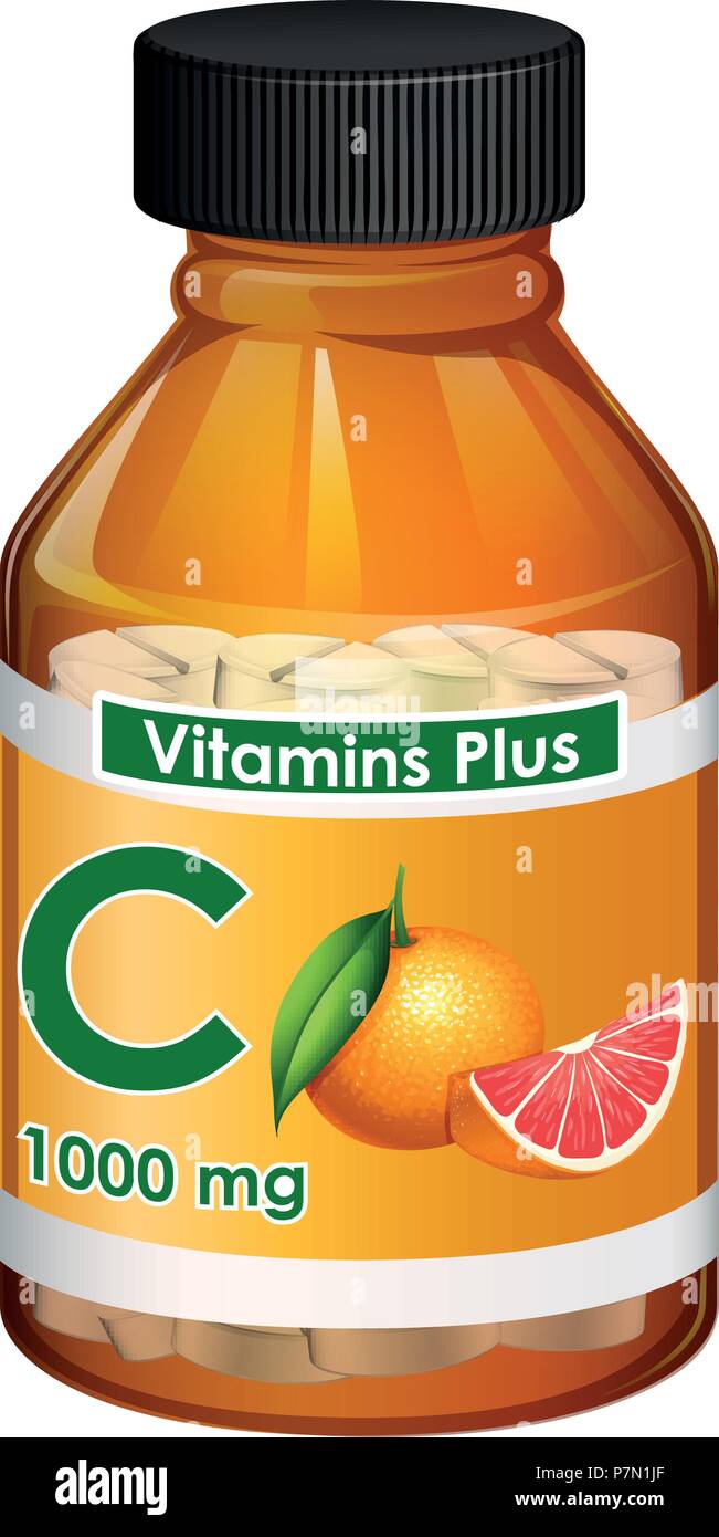 Vitamin bottle clipart hi-res stock photography and images - Alamy
