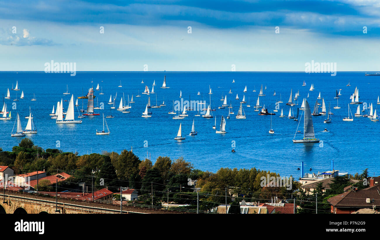one of the biggest regatta in the world with more than 2100 boats: the ...