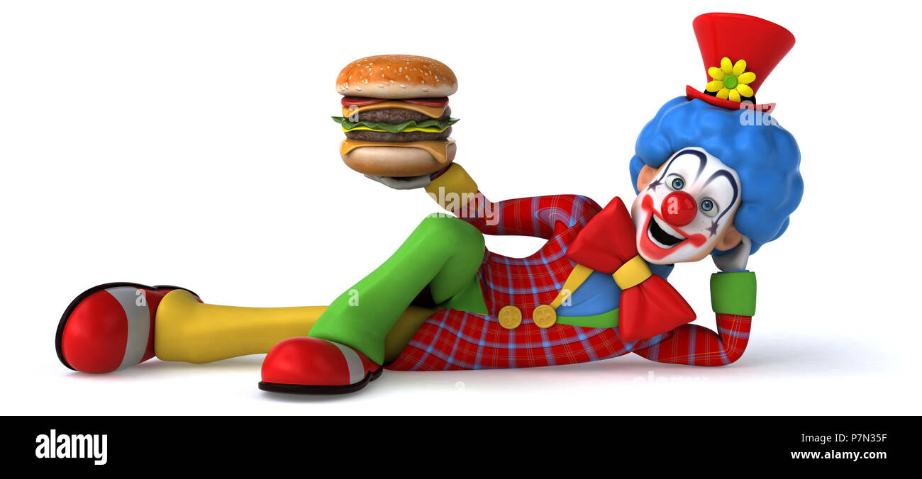 Hamburger happy clown hi-res stock photography and images - Alamy