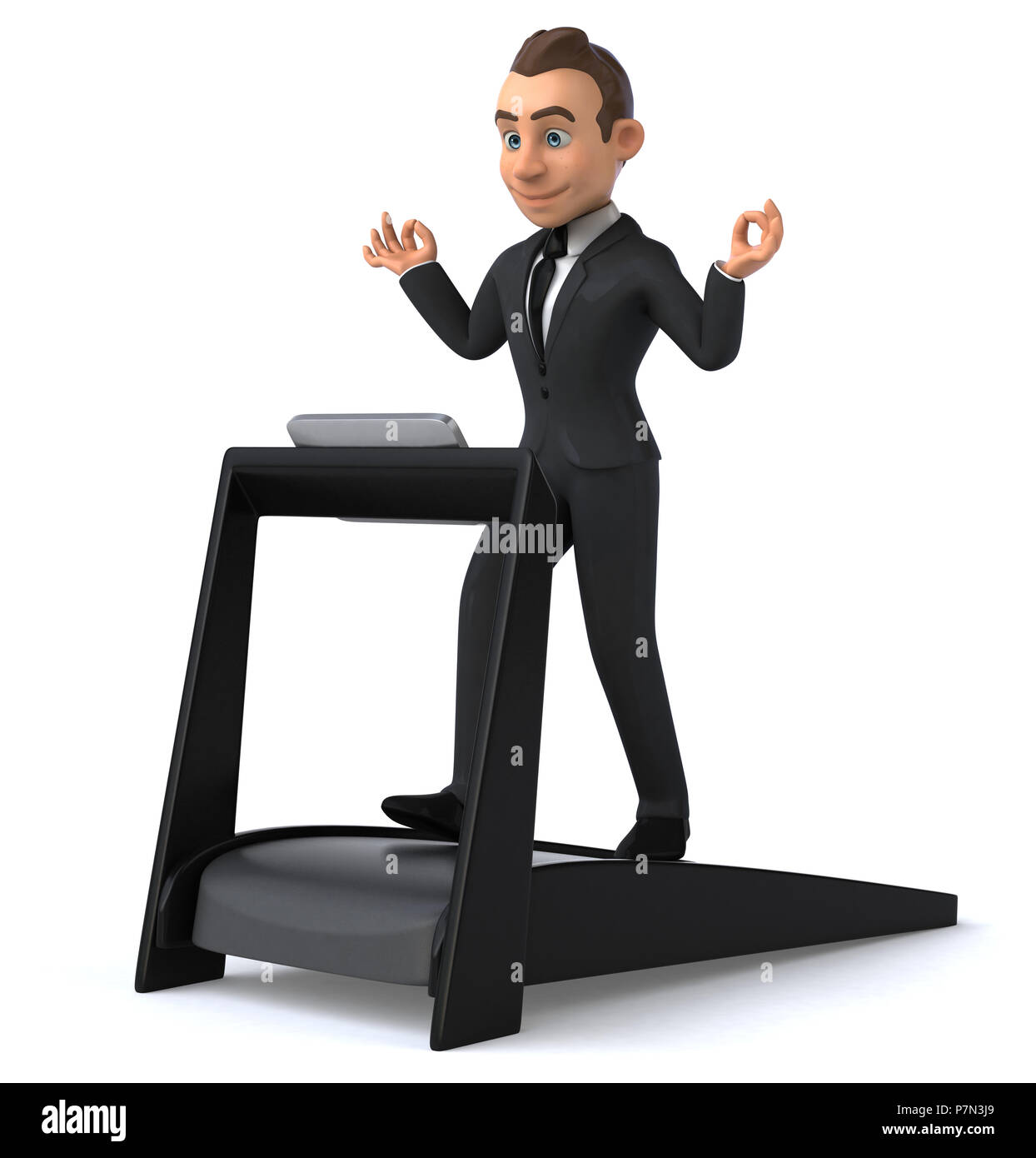 Fun business man Stock Photo - Alamy