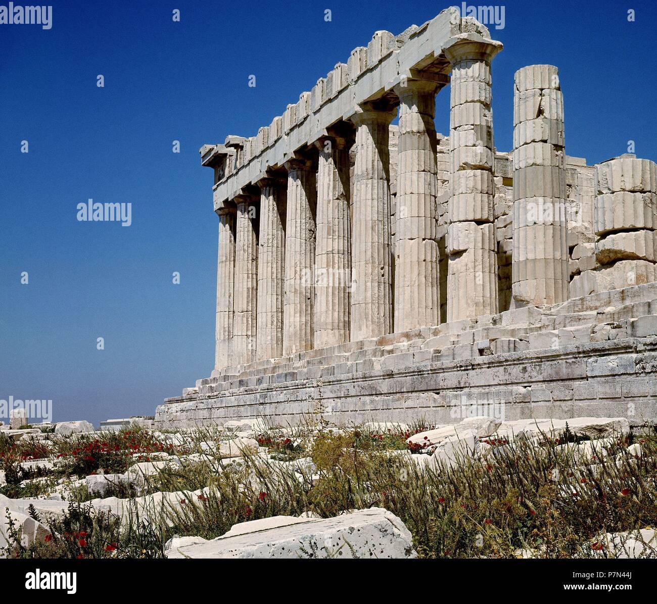 EL PARTENON. Location: ACROPOLIS, ATHENS, GREECE Stock Photo - Alamy