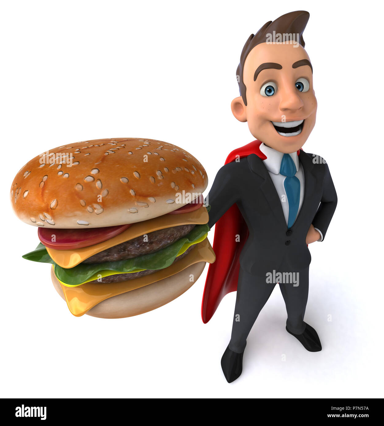 Fun business man Stock Photo - Alamy