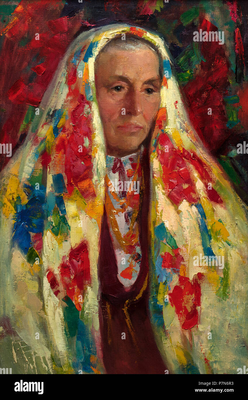 oil painting, portrait, handmade Stock Photo - Alamy