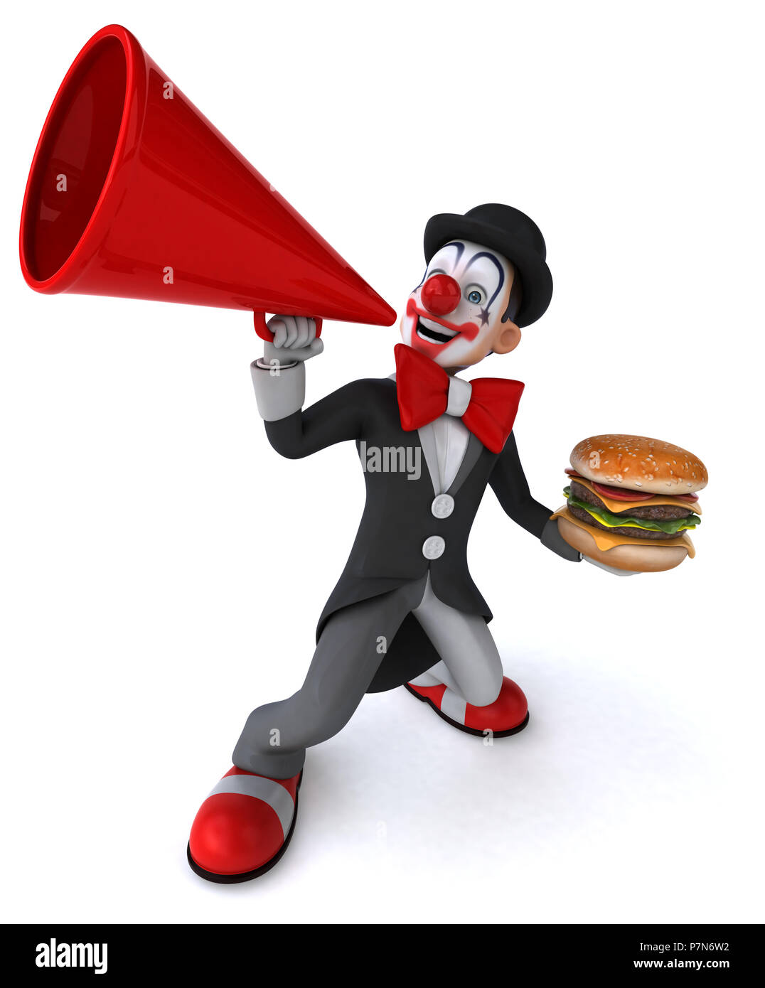 Hamburger happy clown hi-res stock photography and images - Alamy