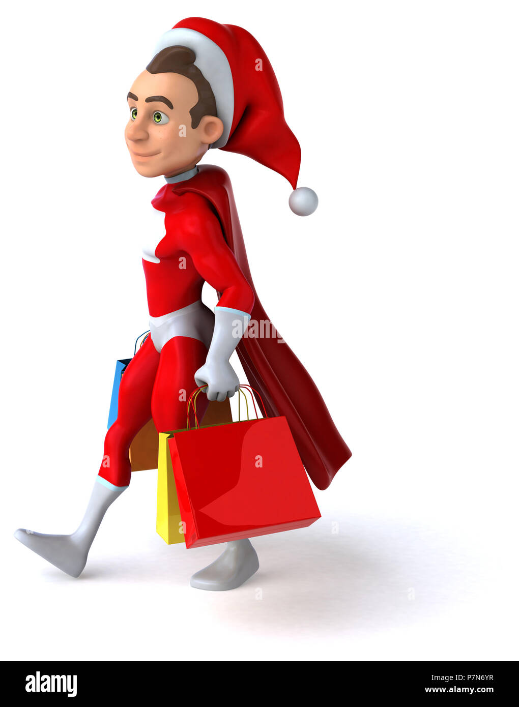 Fun santa claus Stock Photo - Alamy