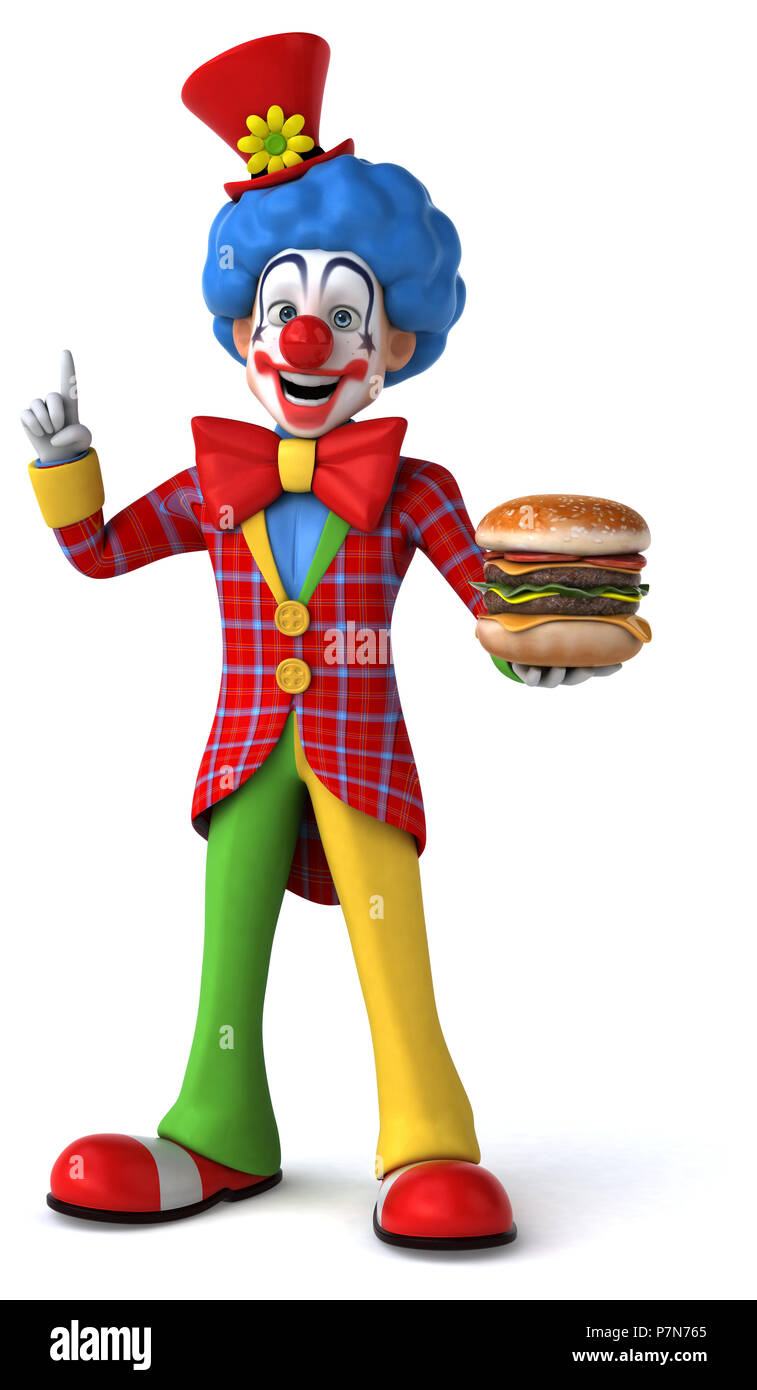 Hamburger happy clown hi-res stock photography and images - Alamy