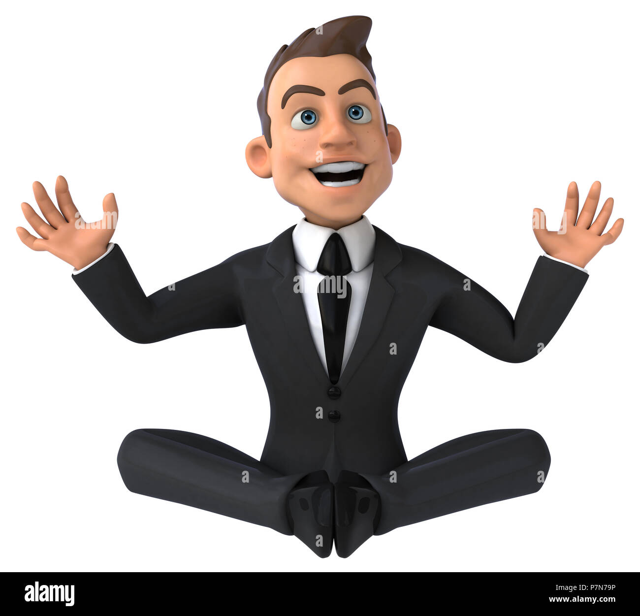 Fun business man Stock Photo - Alamy